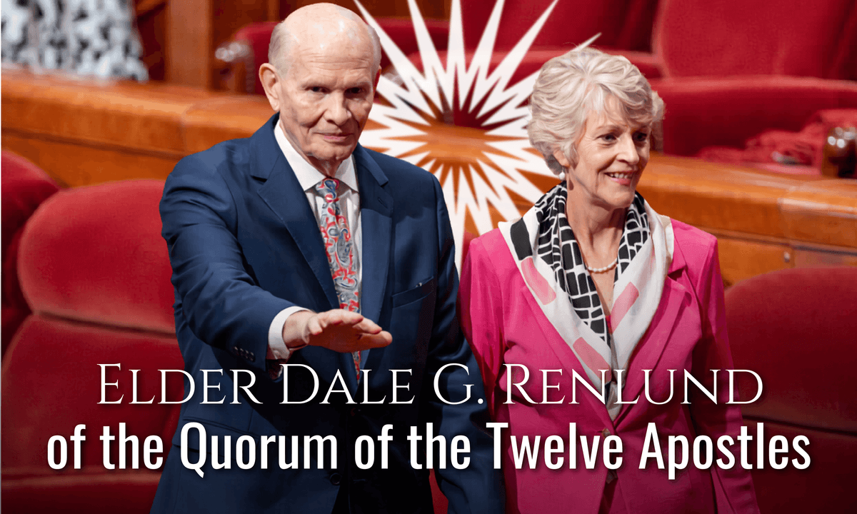 Elder Dale G. Renlund of the Quorum of the Twelve Apostles ...